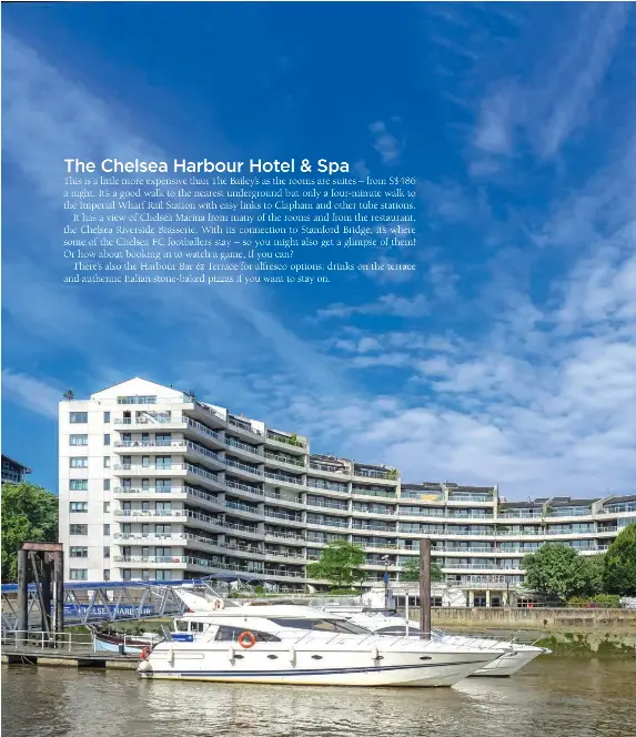 The Chelsea Harbour Hotel & Spa Millennium’s Loyalty Programme ...