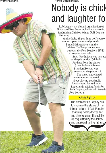 Nobody is chicken for fun and laughter for a good cause - PressReader