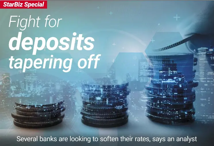 Fight for deposits tapering off - PressReader
