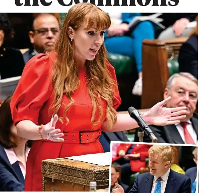 Big Angela said the Tories had ditched their biggest winner for a pint-sized loser. Oooh! went ...