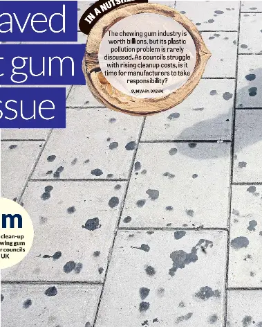 UK streets are paved with plastic – but gum isn’t just a litter issue - PressReader