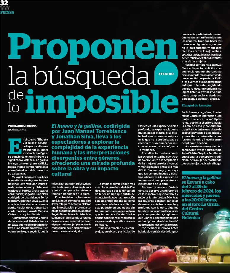 Proponen la búsqueda imposible de lo - PressReader