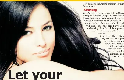 Let your hair shine in summer - PressReader