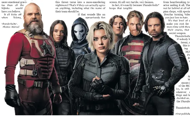 Marvel at the cracking ragtag team rocking the universe - PressReader