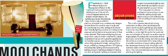 MOOLCHANDS Where Light is Life ! - PressReader