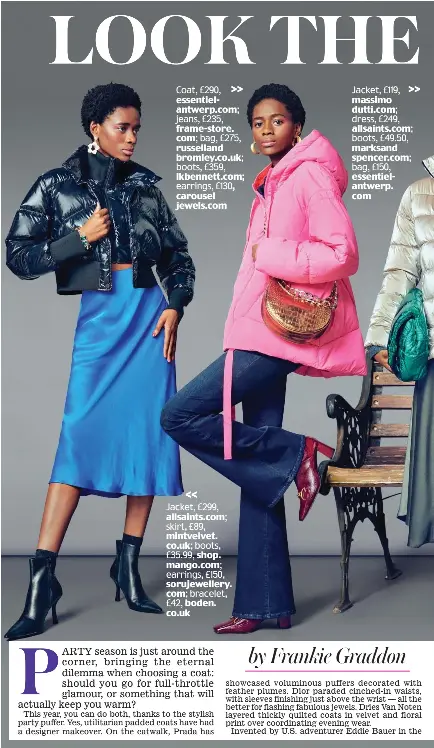 LOOK THE PART IN A PARTY PUFFER - PressReader