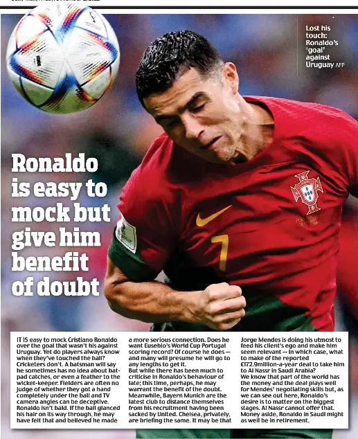Ronaldo is easy to mock but give him benefit of doubt - PressReader