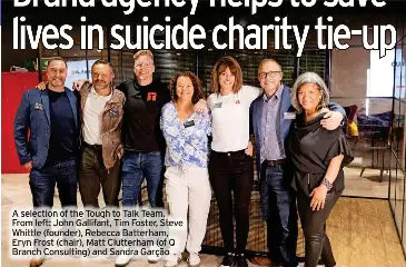 Brand agency helps to save lives in suicide charity tie-up - PressReader