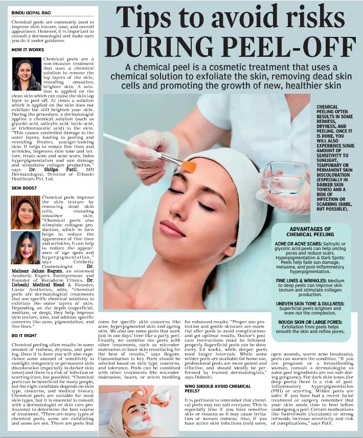 Tips to avoid risks DURING PEEL-OFF - PressReader