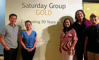 The Saturday Group: 50 years of camaraderi­e for art - PressReader