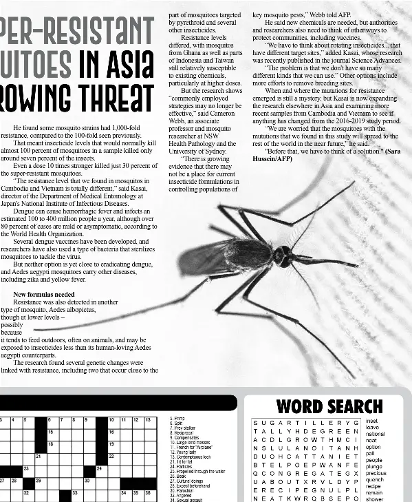 Super-resistant Mosquitoes in Asia Pose Growing Threat - PressReader