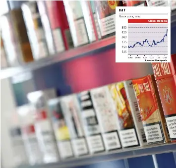 BAT to meet guidance despite lack of enforcemen­t risk on vapes in the ...