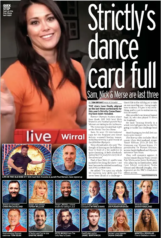 Strictly’s dance card full - PressReader