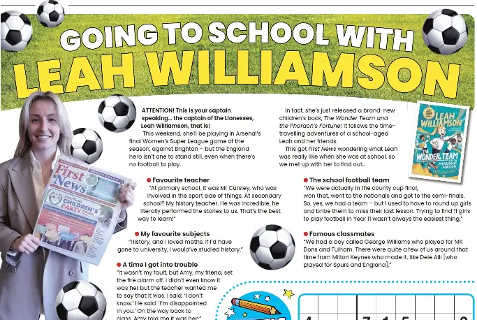 GO INTO SCHOOL WITH LEAH WILLIAMS - PressReader