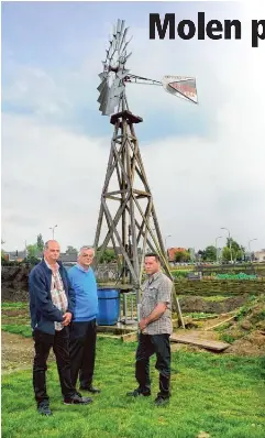 Molen pompt water op voor volkstuint­jes - PressReader
