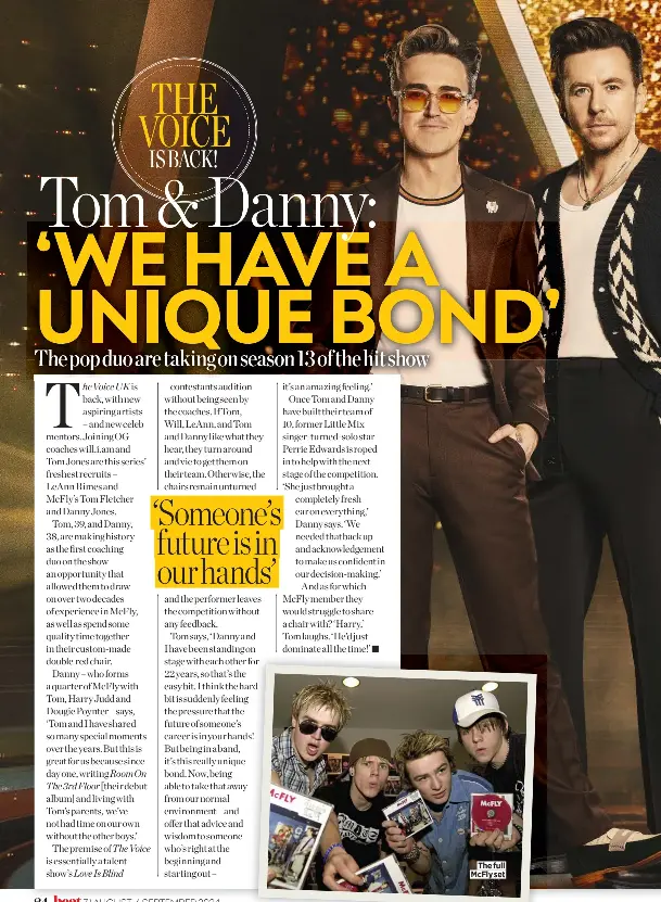 Tom & Danny: ‘WE HAVE A UNIQUE BOND’ - PressReader