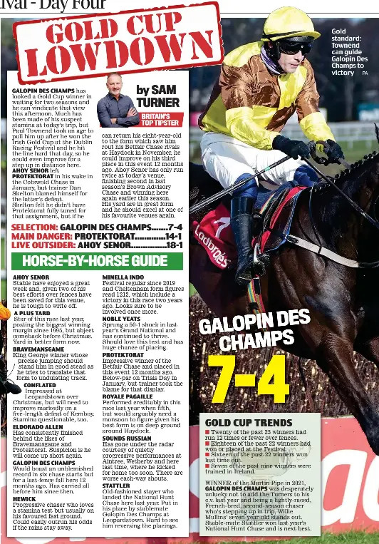 GOLD CUP LOWDOWN by SAM TURNER - PressReader