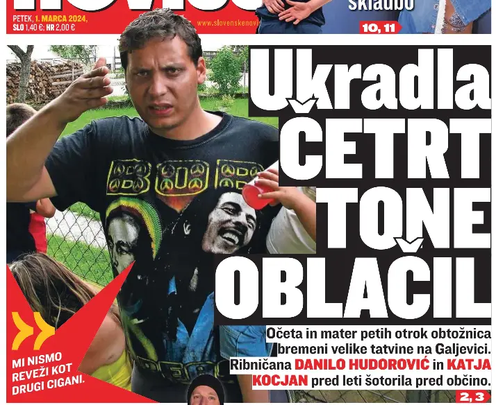 Ukradla ČETRT TONE OBLAČIL - PressReader