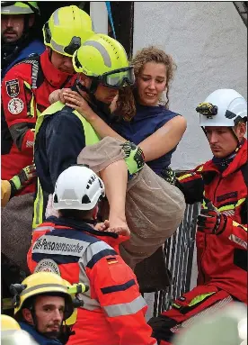 At least two dead and more trapped after collapse at German hotel ...
