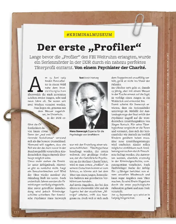 Der erste „Profiler“ - PressReader