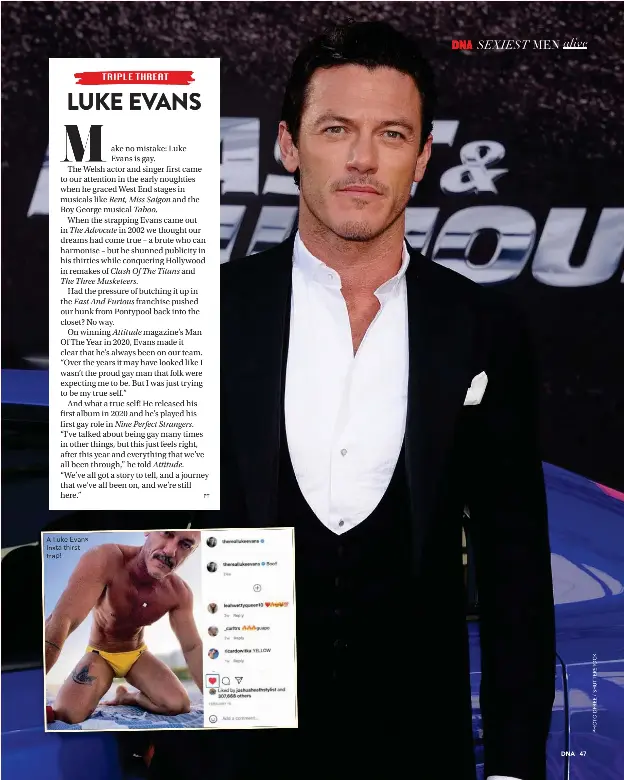LUKE EVANS - PressReader