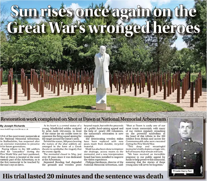 Sun rises once again on the Great War’s wronged heroes - PressReader