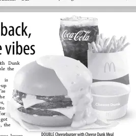 Mcdonald’s Cheese Dunk is back, and it’s giving major cheese vibes ...