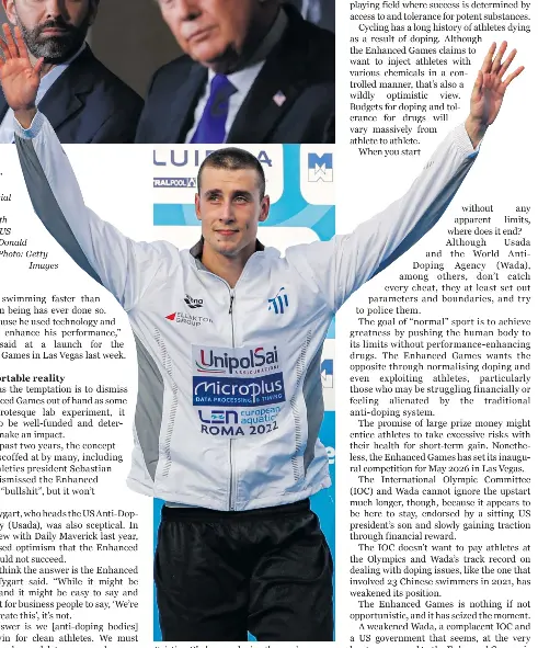 Trump Jr backs doping-friendly Enhanced Games sport venture - PressReader