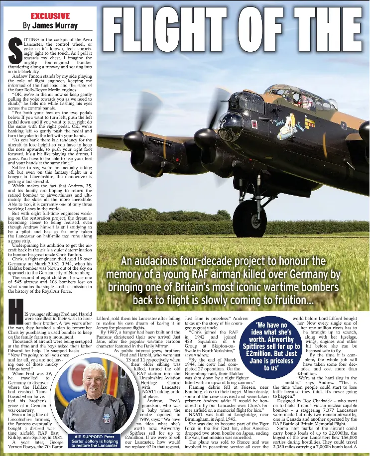 FLIGHT OF THE LANCASTER - PressReader