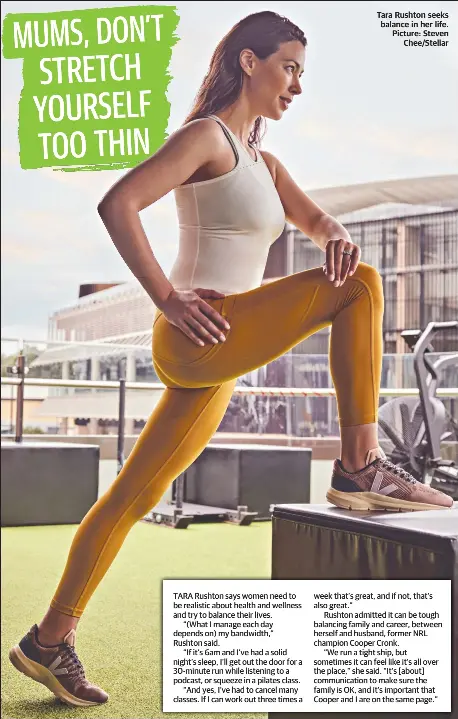 MUMS, DON’T STRETCH YOURSELF TOO THIN - PressReader