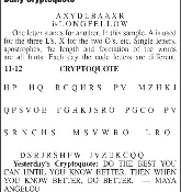 Daily Cryptoquote - Arkansas Democrat-Gazette (2022-11-12)