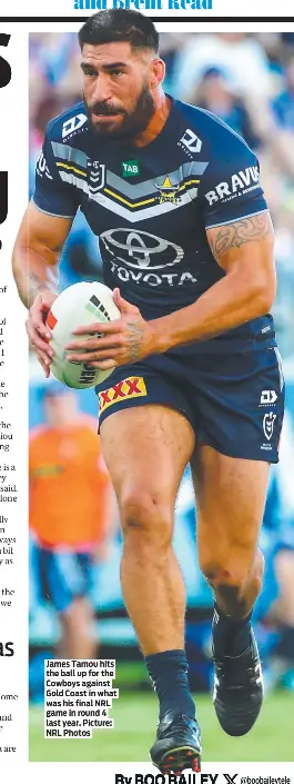 RABBITOHS SEND SOS FOR TAMOU - PressReader