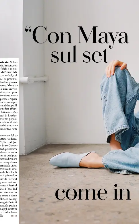 “Con Maya sul set come in Famiglia” - PressReader