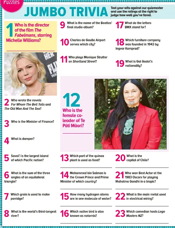 JUMBO TRIVIA - PressReader