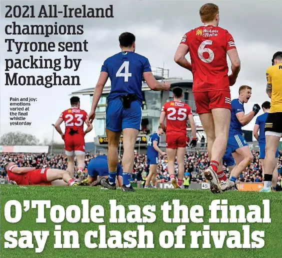 O’Toole has the final say in clash of rivals - PressReader