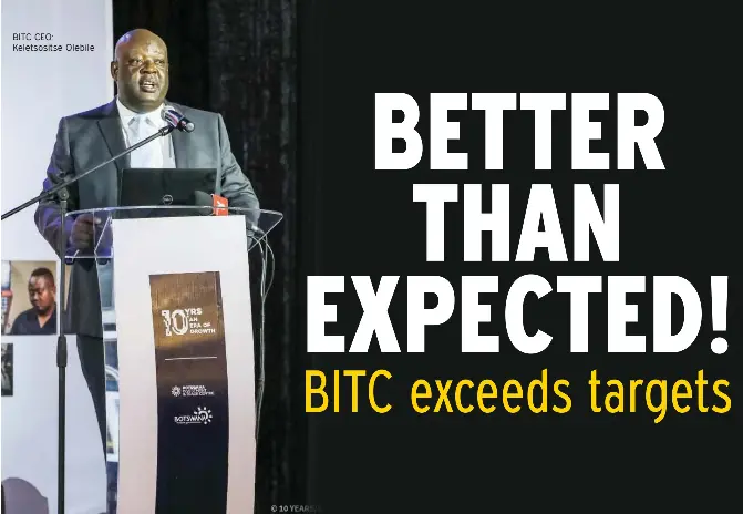 BETTER THAN EXPECTED! BITC exceeds targets - PressReader