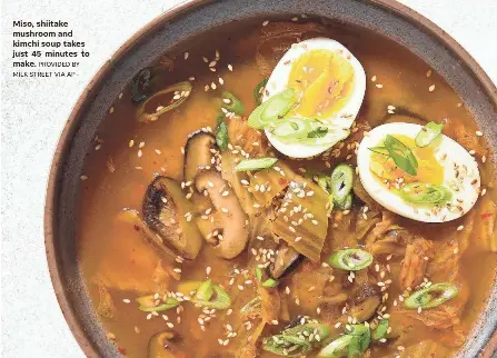 Transform Asian kitchen staples into an umami-packed vegetarian soup - PressReader