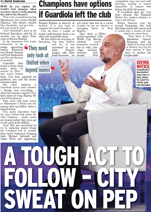 A TOUGH ACT TO FOLLOW – CITY SWEAT ON PEP - PressReader