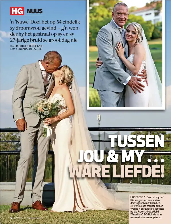 “Nuwe” Dozi trou met sy droomvrou - PressReader