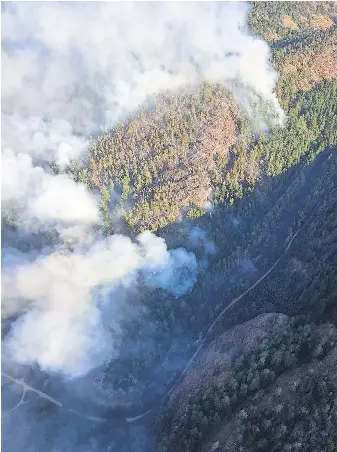 Sooke Potholes wildfire burns 5 kilometres from region’s water supply ...
