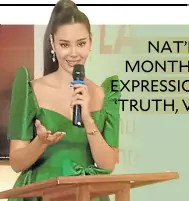 NAT’L ARTS MONTH FETES EXPRESSION­S OF ‘TRUTH, VALOR’ - PressReader