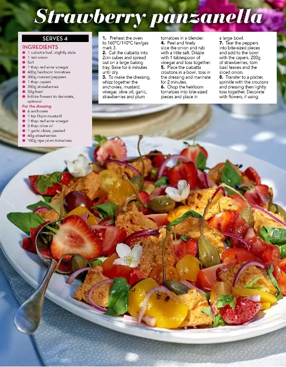 Strawberry panzanella - PressReader