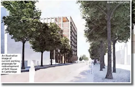 Councillor­s given a look at plans for building to replace 60s office ...