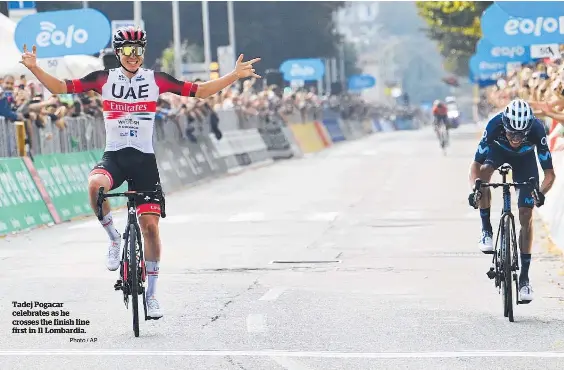 Pogacar adds yet another triumph - PressReader