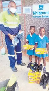 Local man initiates school shoe drive - PressReader