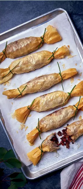 CRANBERRY & LENTIL FILO CHRISTMAS CRACKERS - PressReader