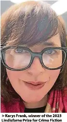 Stone cold thriller nabs top crime fiction prize - PressReader