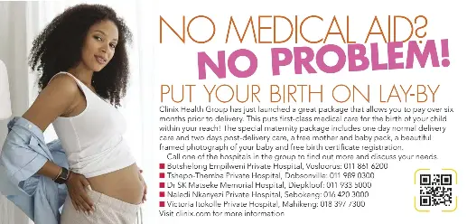 NO MEDICAL AID? NO PROBLEM! - PressReader