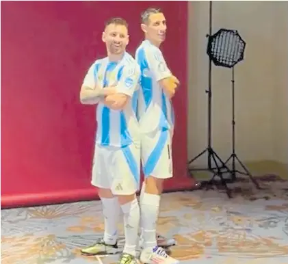 Messi y Di María: espalda contra espalda, listos para el último baile juntos en la Selección ...