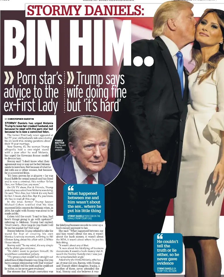 BIN HIM.. HE’S A FELON - PressReader